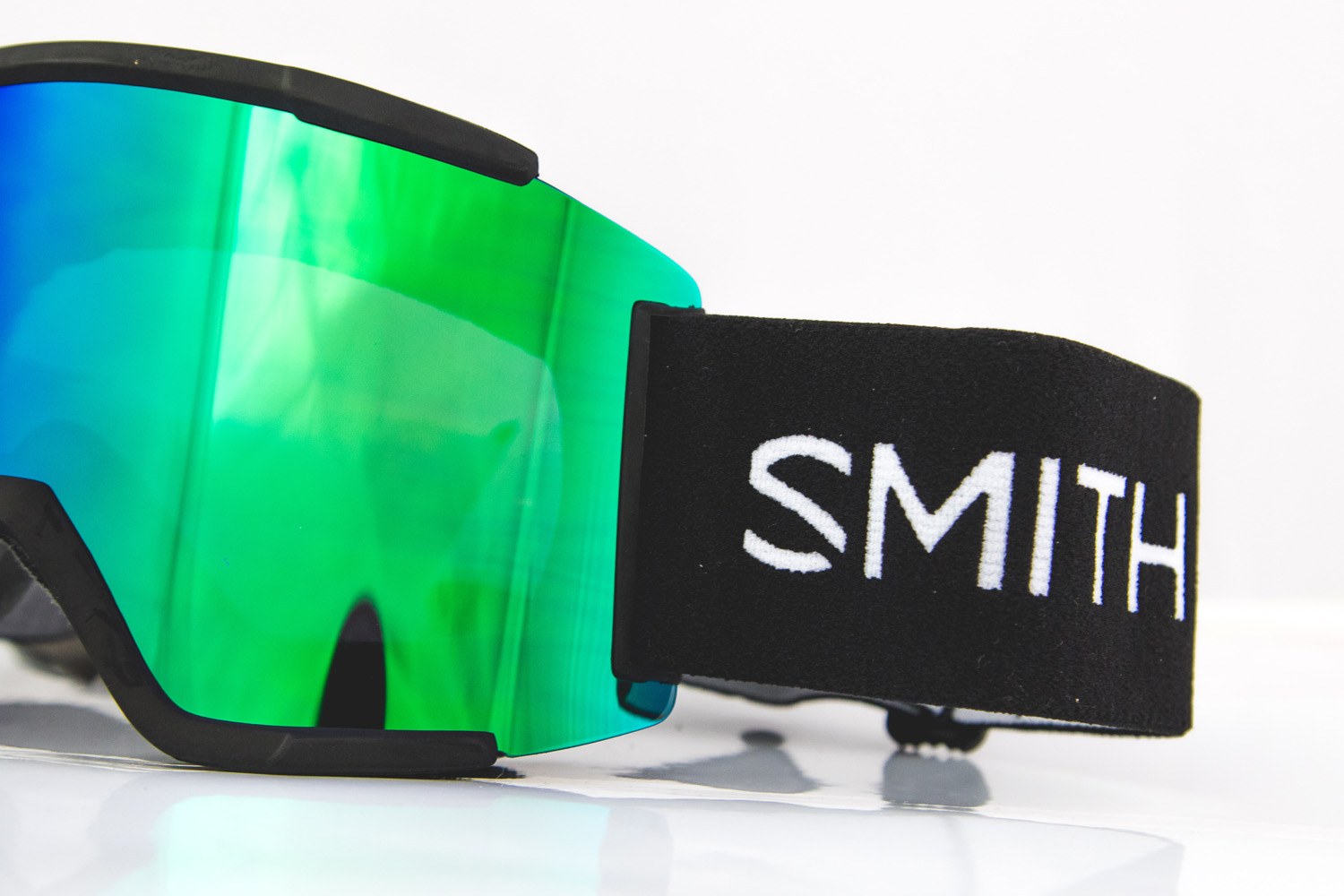 Smith Squad XL Black ChromaPop Sun Green Snow Goggles - ATBShop.co.uk