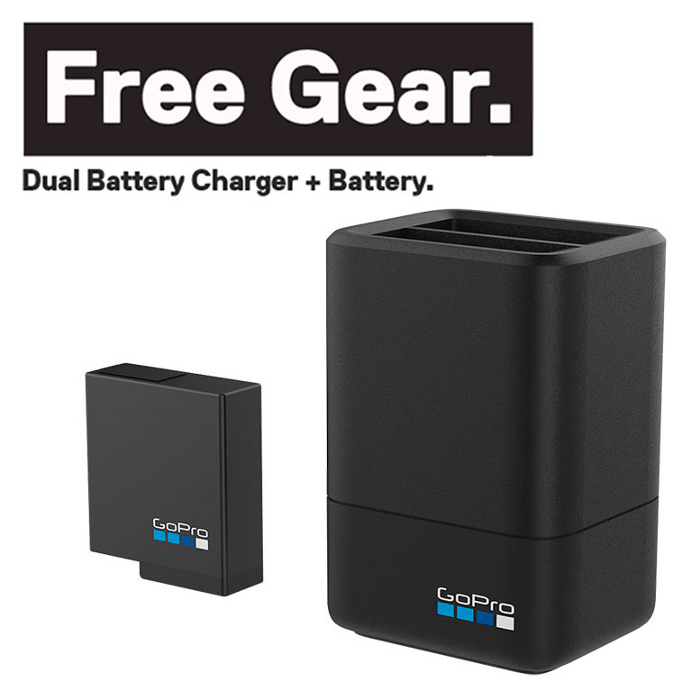 GoPro Dual Battery Charger - Free Gifts - - ATBShop.co.uk