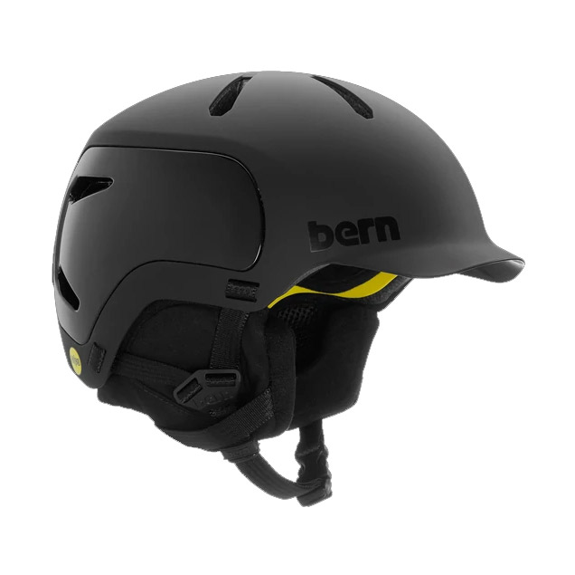 Bern Watts 2&0 MIPS Black Snow helmet - ATBShop.co.uk